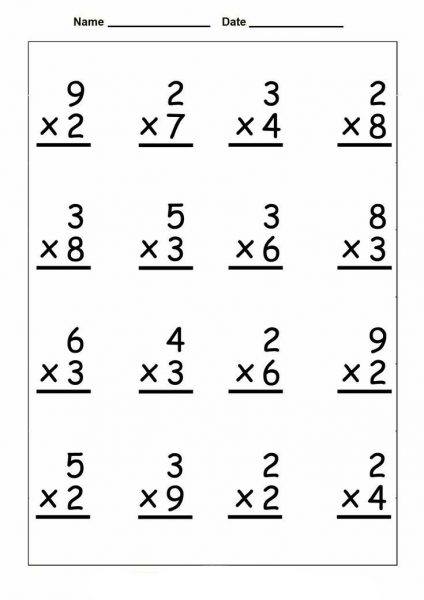 Multiplication Worksheets Generator